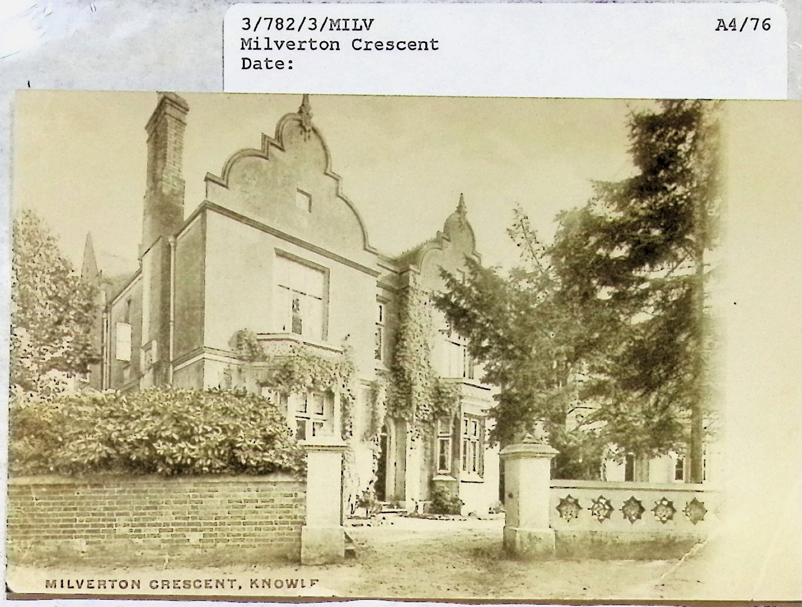 Milverton House – A Walk Through Time – The Knowle Society